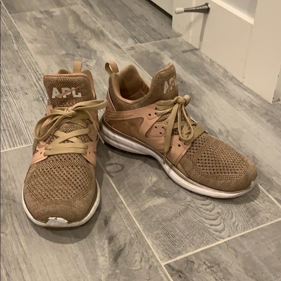 APL | Shoes | Rose Gold Apl Sneakers | Poshmark